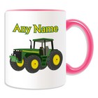 Personalised Gift Green Tractor Mug Money Box Truck Farm Farmer Cup Tea ...