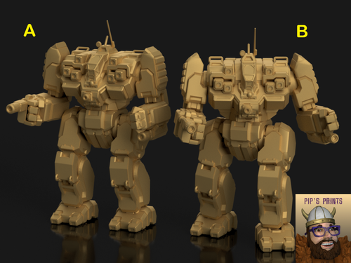 BLR-1G Battlemaster "Red Corsair" Mech For Battletech CGL Scale Syllogy ...