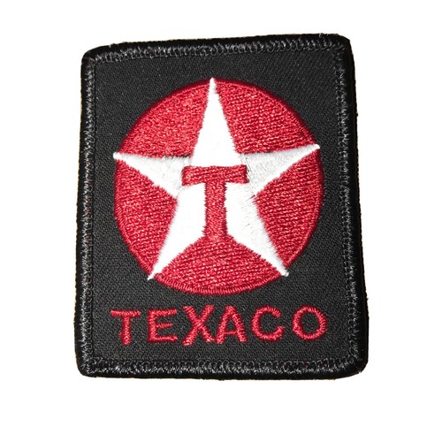 TEXACO GAS OIL EMBROIDERED SEW ON ONLY PATCH UNIFORM ADVERTISING 2 1/4 ...