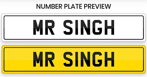 Singh Sikh Asian private cherished number plate | eBay UK