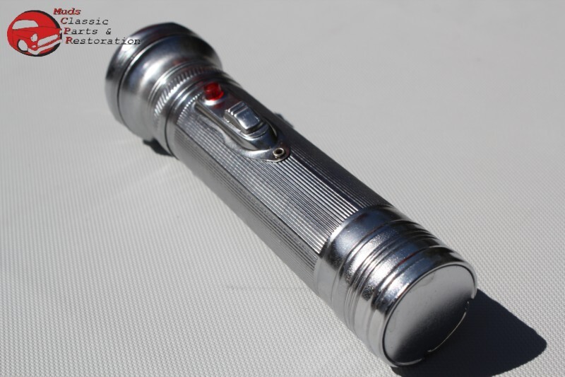 Vintage Style LED Flashlight w Holder Custom Car Motorcyle Pickup Truck ...