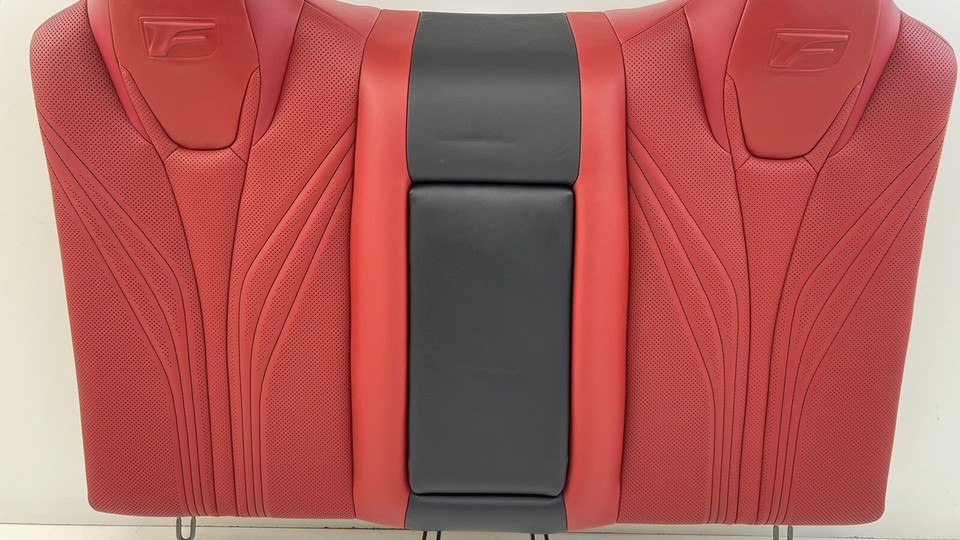 2015-2023 Lexus RC F Rear Seat Set Complete Upper And Lower Cushion Red ...