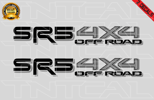 SR5 4x4 Off Road Decal Set Fits: Toyota Tacoma Tundra Truck Sticker ...