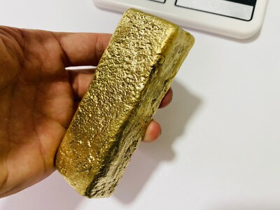 Nordic Gold One 25.7 Oz Hand Poured Alloy Ingot For Jewelry Making ...