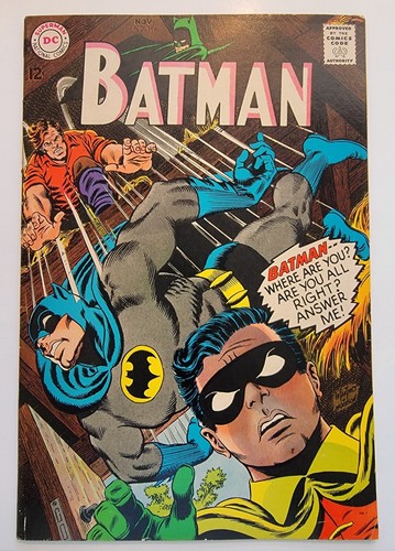 BATMAN #196 VG/FN ~ Vintage Silver Age 1967 Joe Giella, Murphy Anderson ...