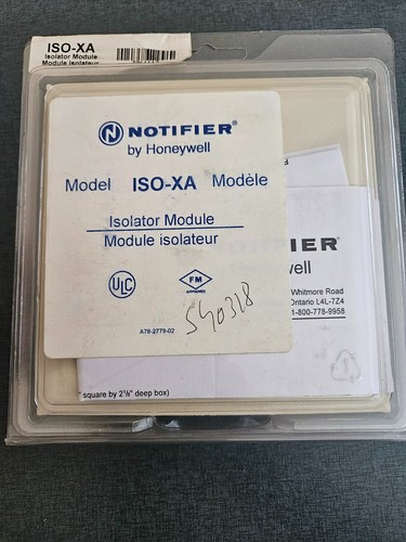 BRAND NEW Sealed ISO-X - NOTIFIER HONEYWELL -FAULT ISOLATOR MODULE | eBay