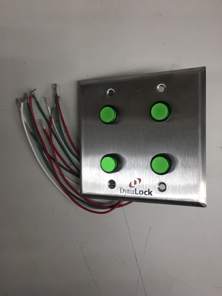 DynaLock - 6145M - Push Button, Momentary, 4 Button, Double Gang, SPDT | eBay
