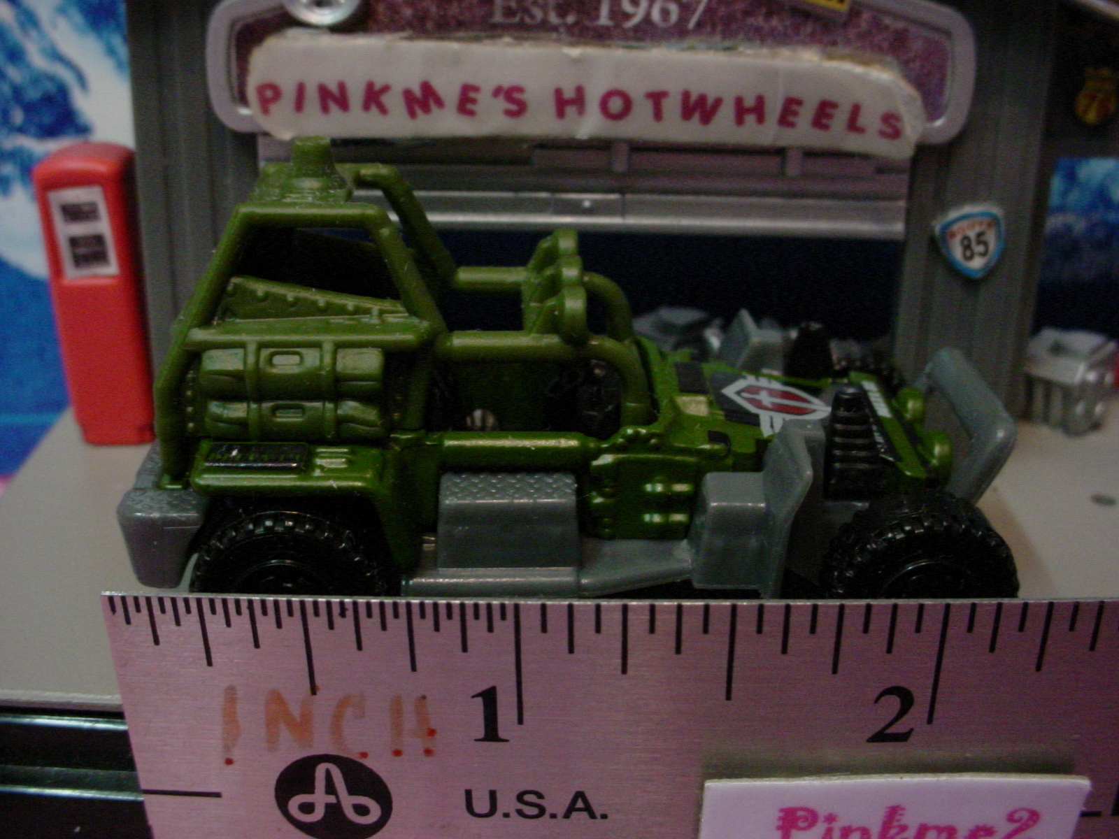 2014 Matchbox SAHARA SWEEPER☆Army Green☆ DELTA 81☆HEROIC RESCUE∞Loose ...