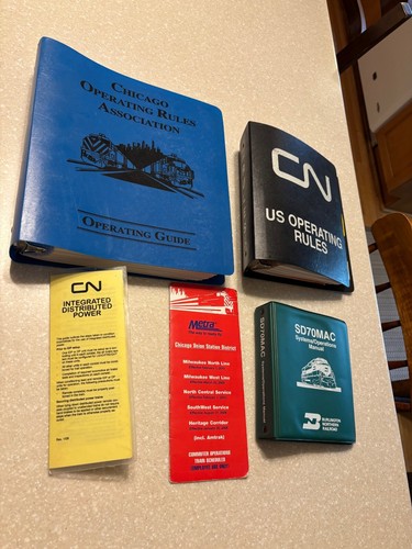 Vintage Railroad Memorabilia 90's & 2000 CN, BN & Chicago Operating ...