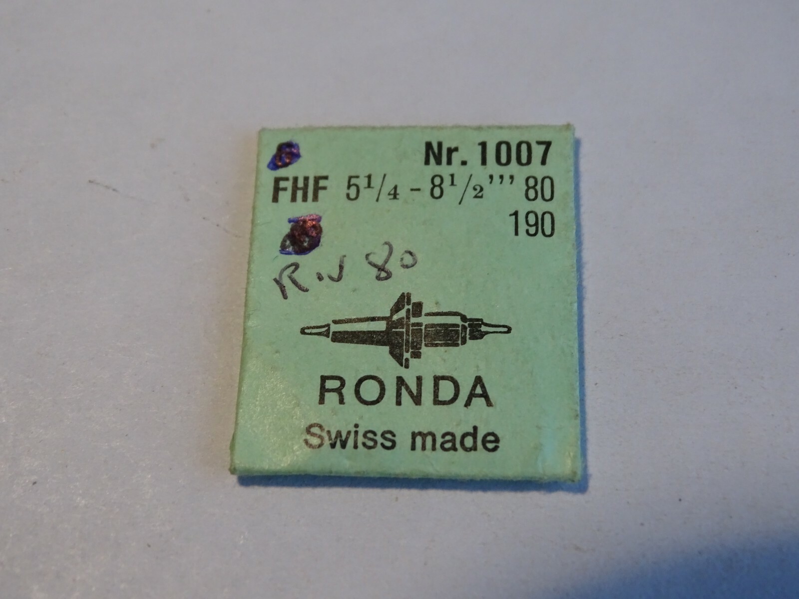 Watchmaking for Watch a Balance Staff FHF 5¼ - 8½ 80 - 190 Rivet 80 | eBay