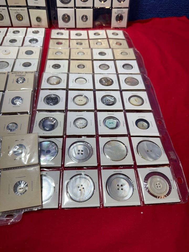 Large Vintage Button Collection Lot Assorted Materials Styles Colors ...