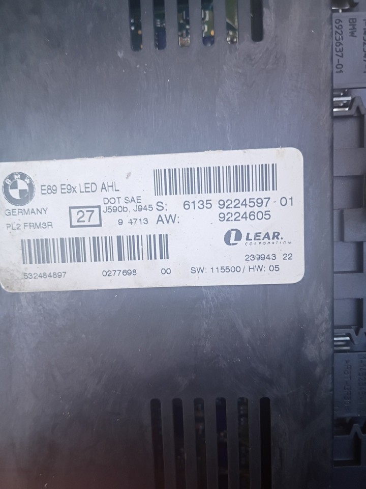 BMW 3 Series E90 E91 2006-2012 FRM Module Footwell Module | eBay