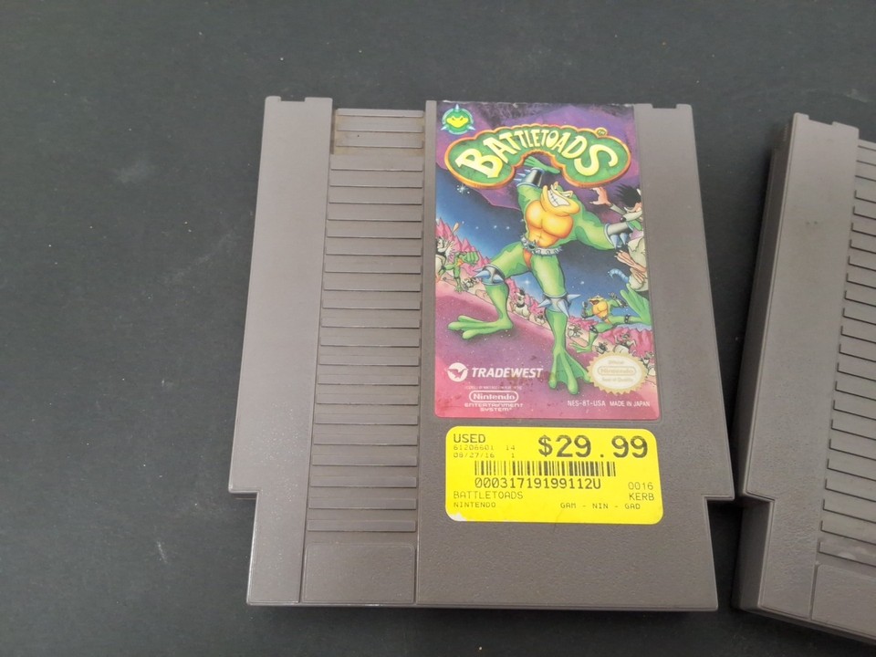 3 Game Nintendo NES Lot Tested Chip and Dale Battletoads Super Off-Road ...