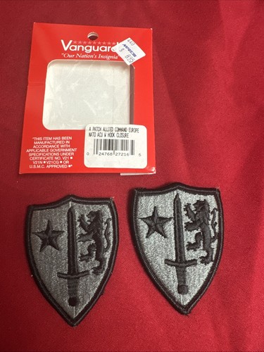 US Army Allied Command Europe NATO ACU 2 Patches A078 | eBay