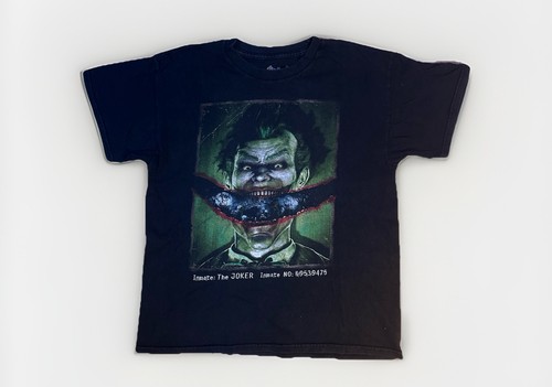 Vintage 2000s Batman Arkham Asylum Joker Inmate Mens L Video Game Promo ...