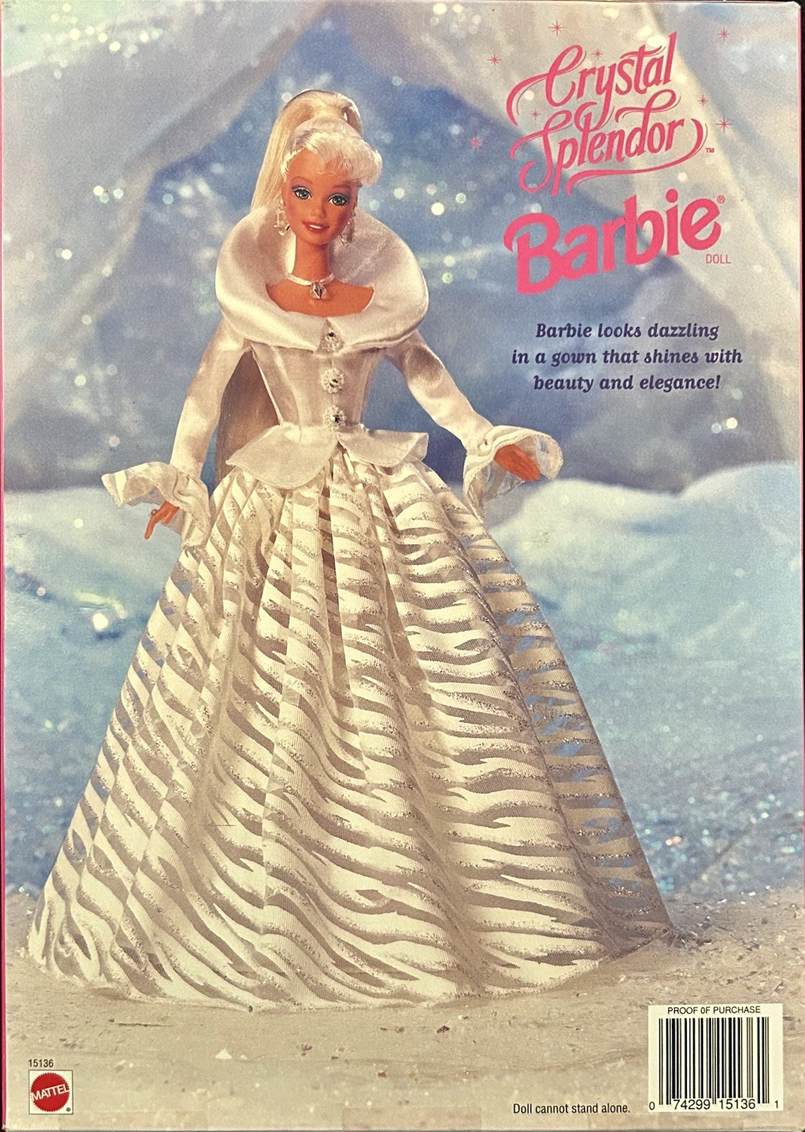 1995 Crystal Splendor Barbie Special Edition Blonde Mattel 15136 for ...