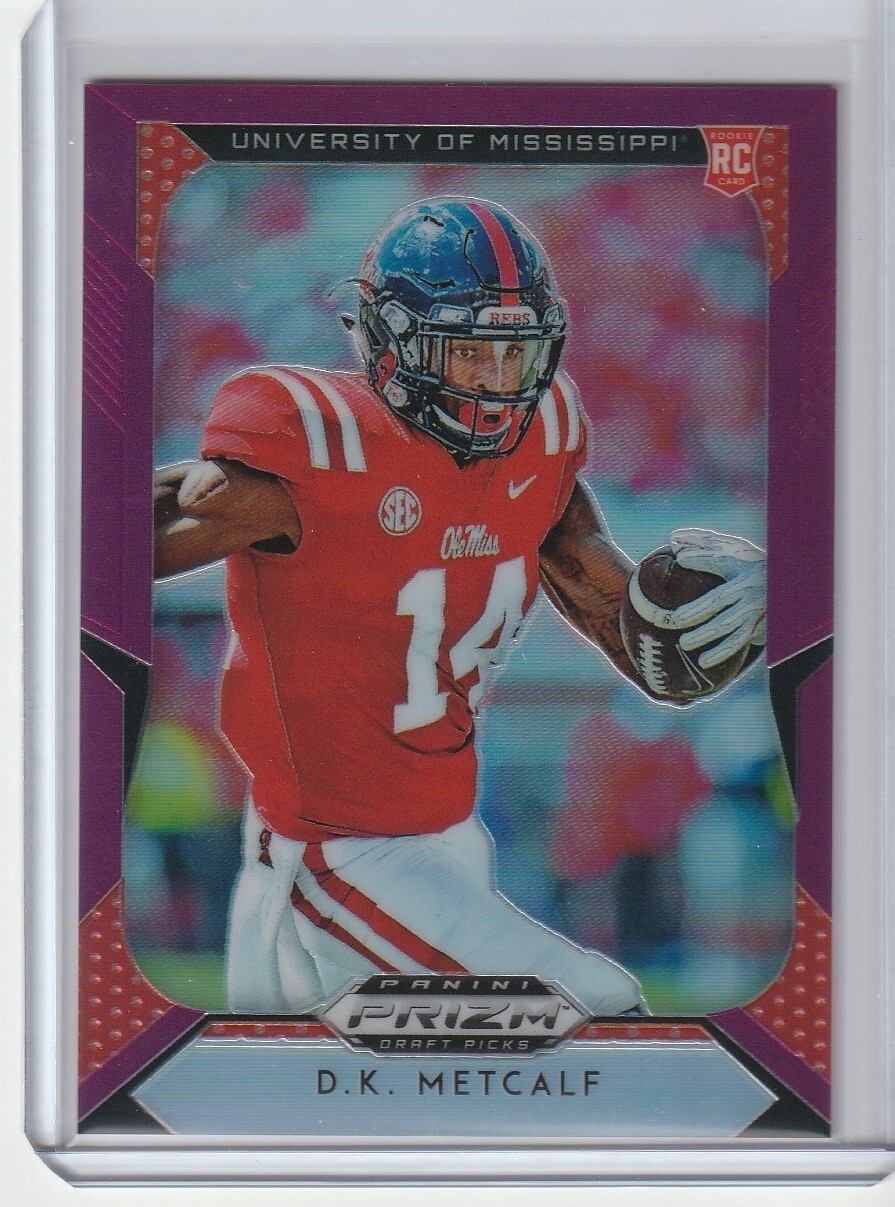 DK METCALF 2019 Panini-PRIZM Draft Picks Purple Rookie Card OLE MISS | eBay