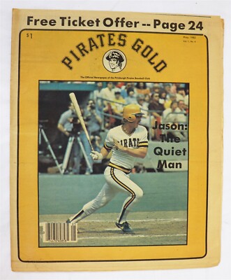 VINTAGE May 1982 Pittsburgh Pirates Gold Magazine Jason Thompson | eBay