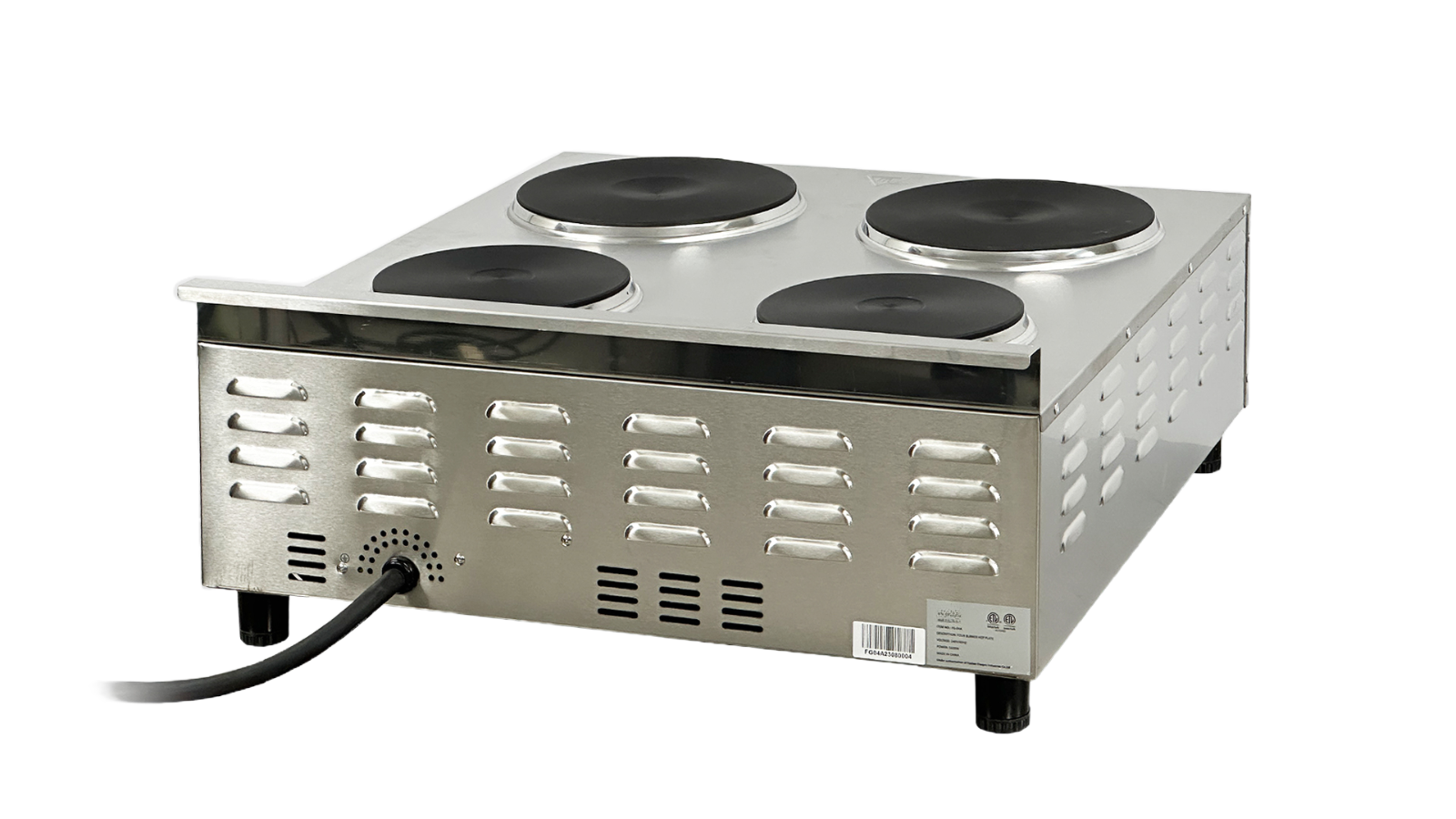 24" W 4 Burner Commercial Heavy Duty Electric Countertop Hot Plate | eBay