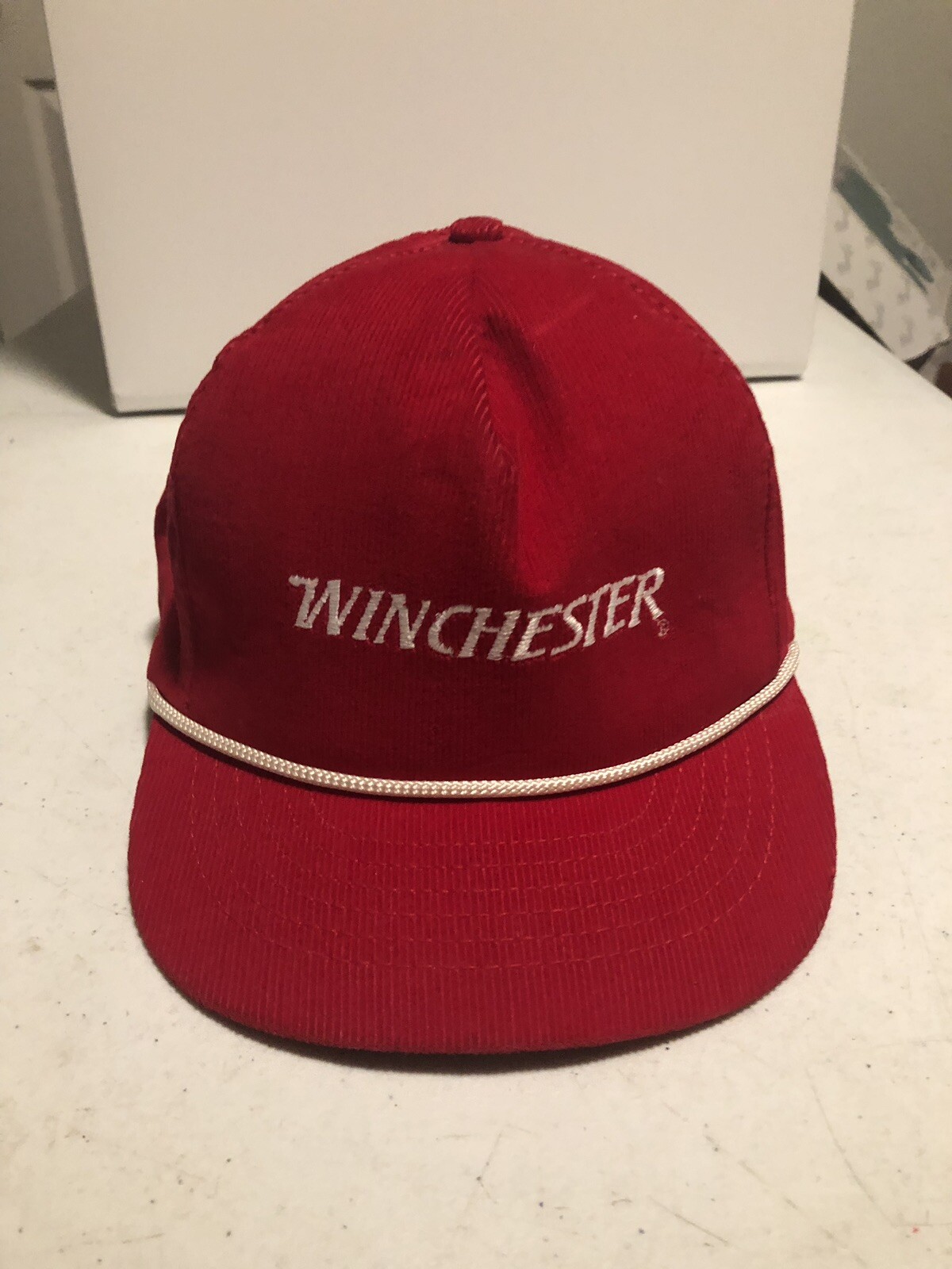 winchester firearms hat red - Gem