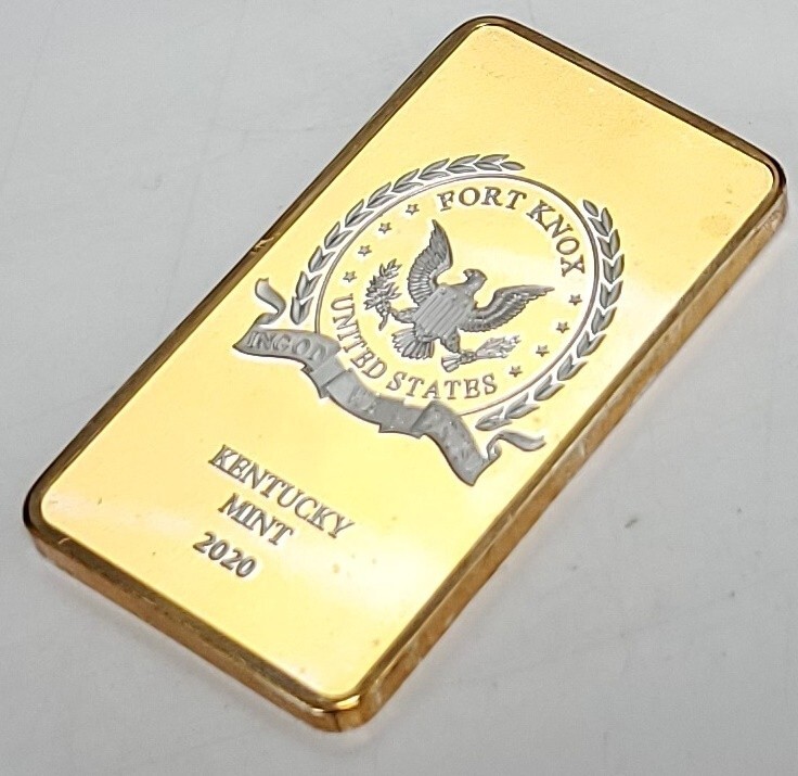Fort Knox Silver Gold Bar Donald Trump Signed 2024 israel Stamp Pray ...