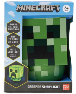 NEW Mojang Minecraft Creeper Sway Night Light Kids Bedroom Study Unique ...