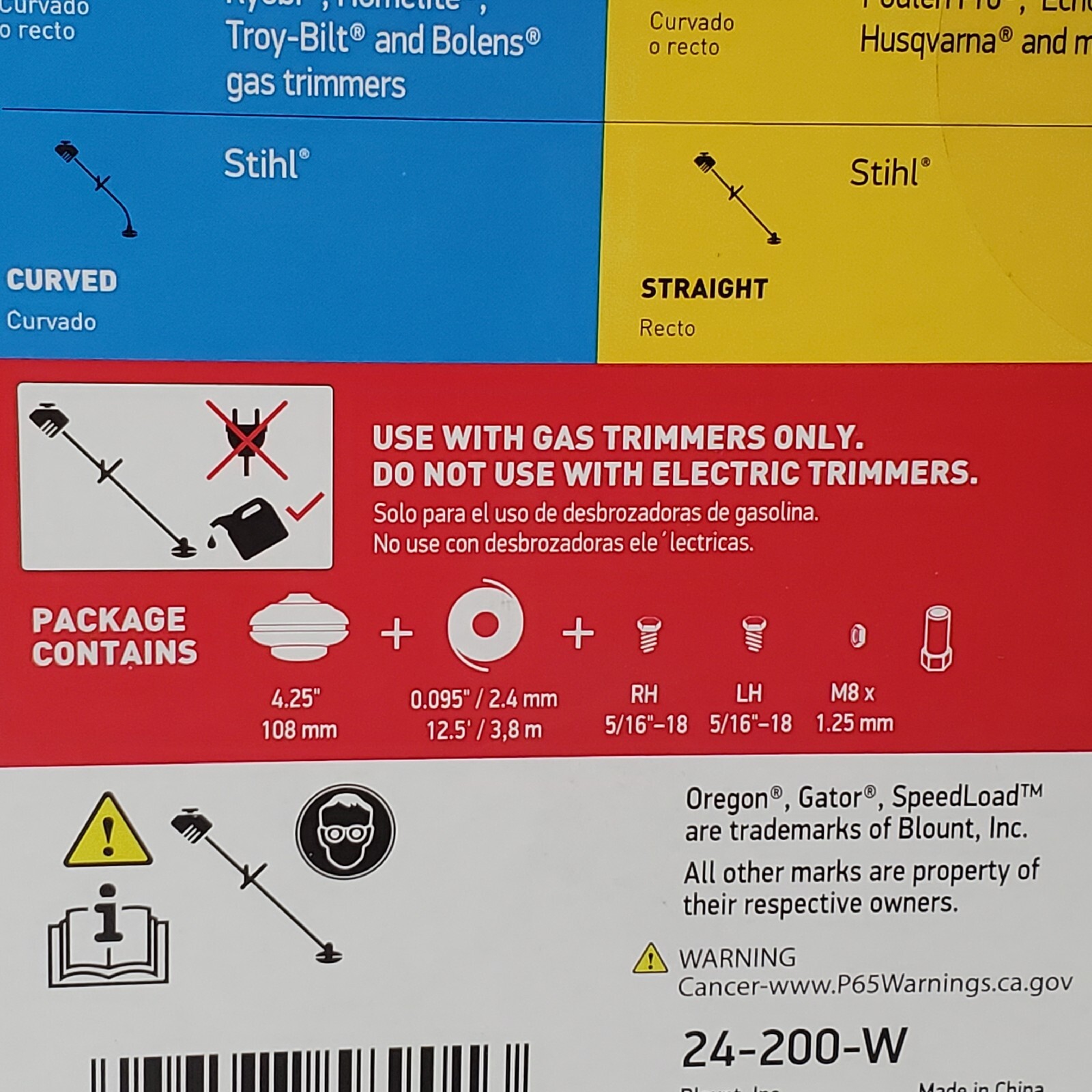 Oregon Gator Speedload Trimmer Head Line Replacement System 2 X More ...