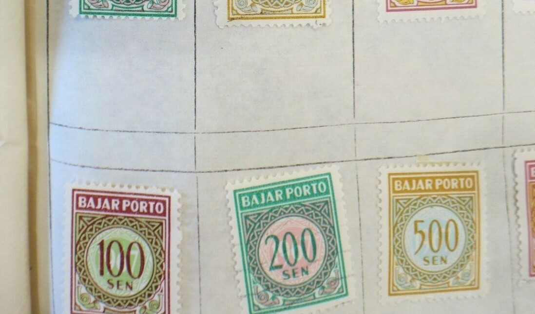 INDONESIA BAJAR PORTO STAMPS. 9 STAMPS see Discription | eBay