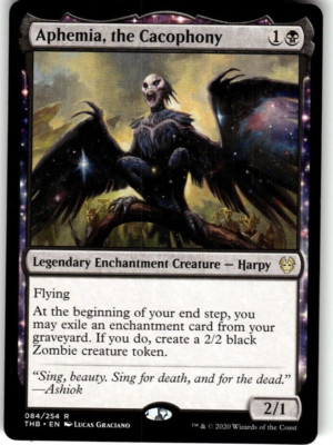 MTG Theros Beyond Death Aphemia, the Cacophony THB 084/254 R NM/MT | eBay
