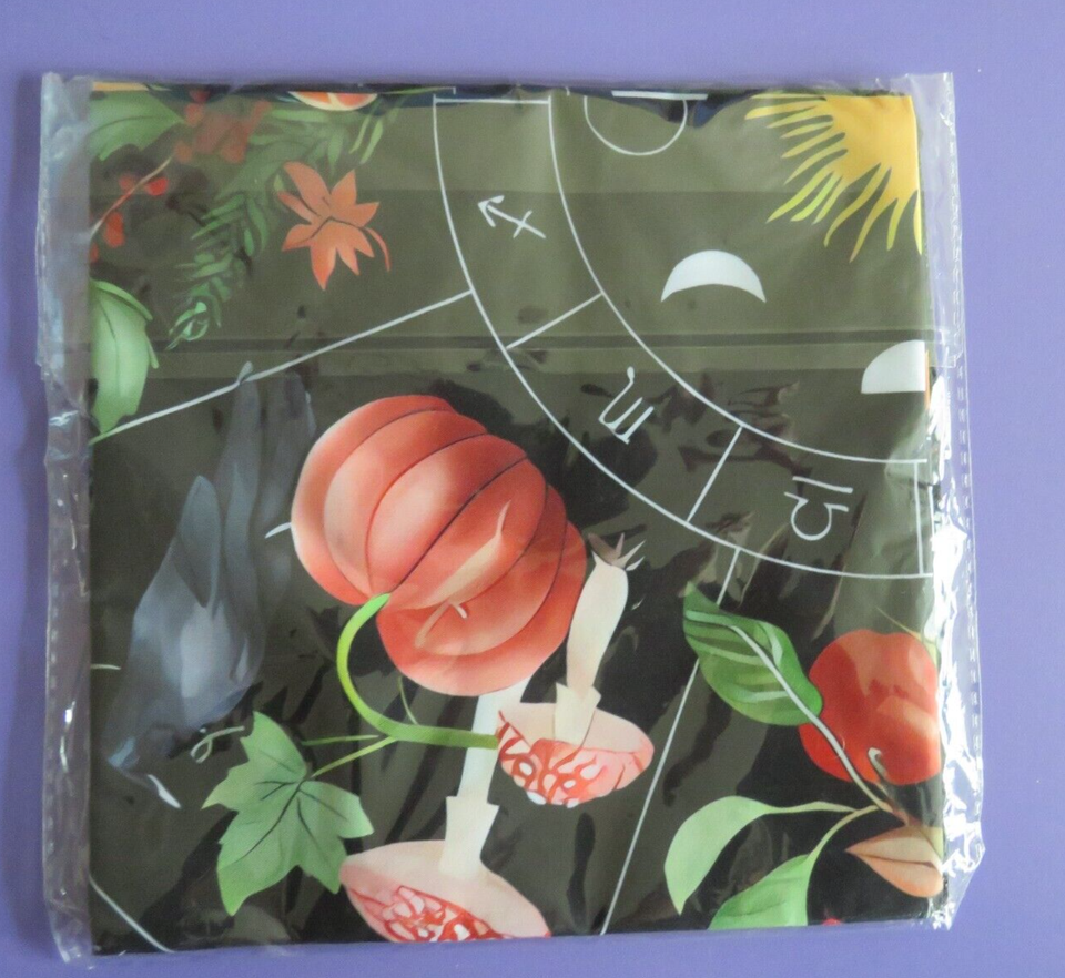 Pagan Wiccan Seasons Calendar Gothic Altar Divination Cloth large 75 x ...