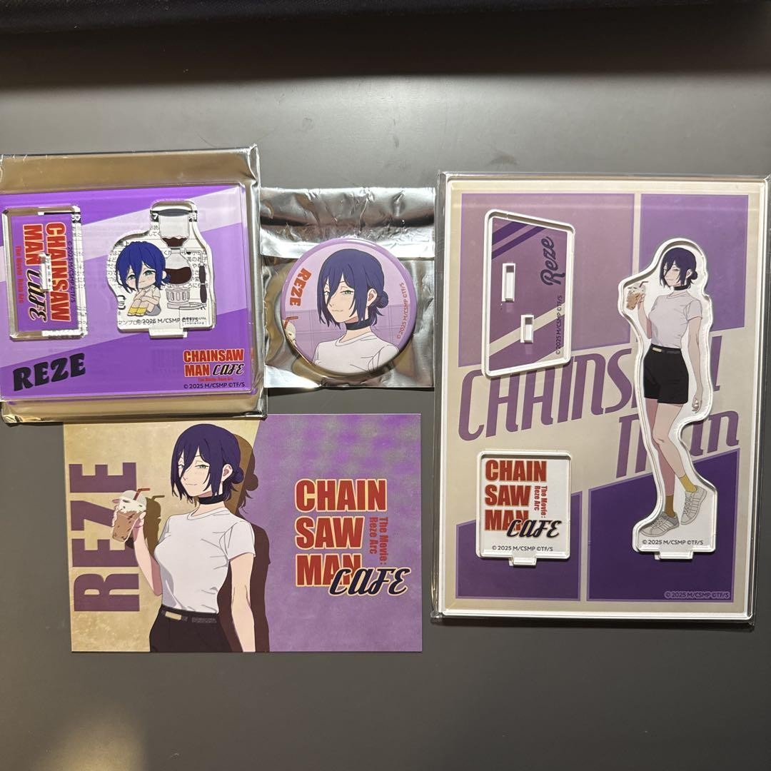 Chainsaw Man Cafe Reze 4-Piece Set | eBay