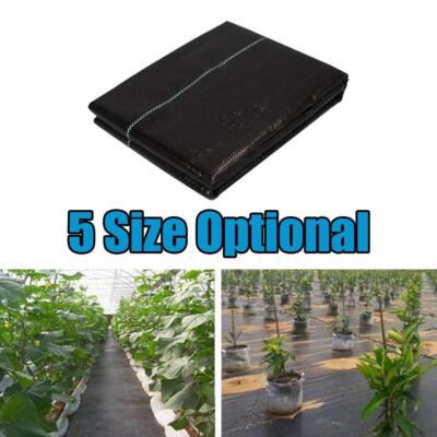 Durable Black Blocker Landscape Fabric Resistant UV Protection | eBay ...