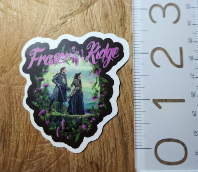 OUTLANDER Sticker Jaime Fraser Sam Heughan Claire Fraser Caitriona ...