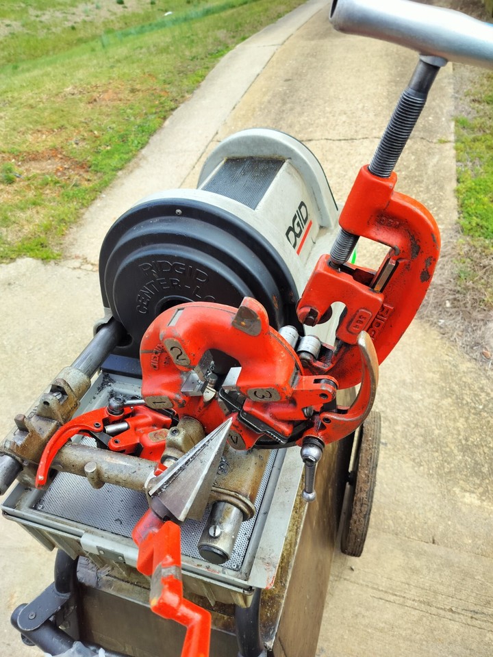 Ridgid 1822-1 Auto Chuck Pipe threader Machine With Dies -115v | eBay