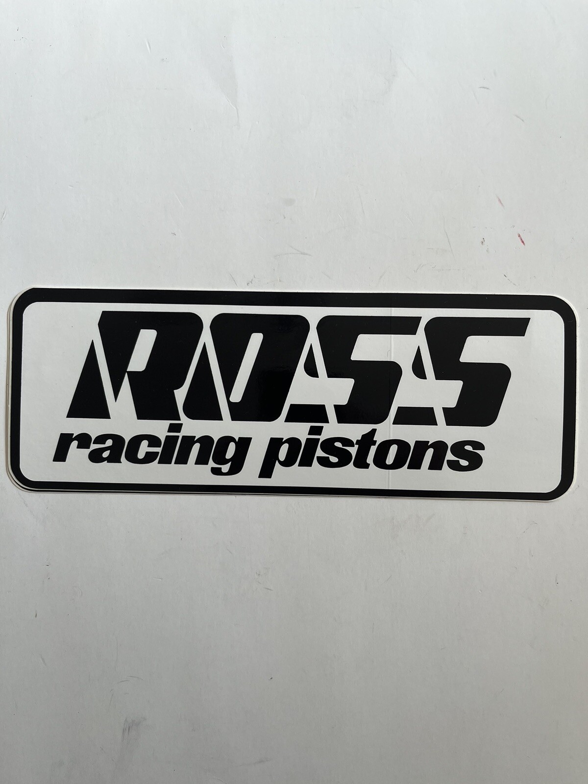 Original Vintage NOS Large Ross Racing Pistons Sticker ~3.5x9.5” (5S ...