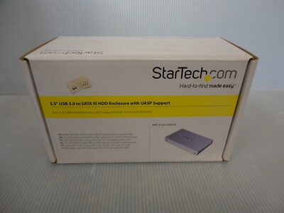 STARTECH.COM 3.5 USB 3.0 TO SATA III HDD ENCLOSURE HARD DISK | eBay