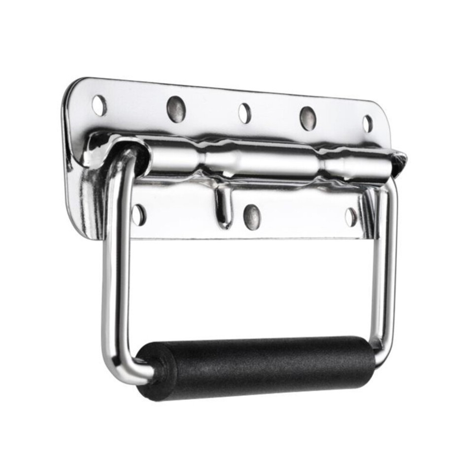 2 PCS Case Handle Chest Handle Spring Handle Spring Loaded Handle Metal ...