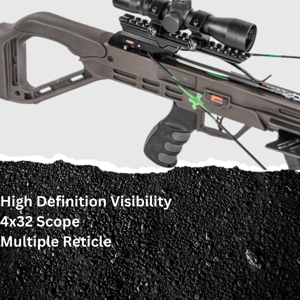 Killer Instinct Lethal 405 Scope Crossbow Package with 4x32 Crossbow ...