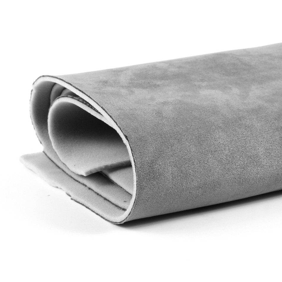 Gray Suede Headliner Fabric Material 80"x60" Car Interior Roof Liner ...