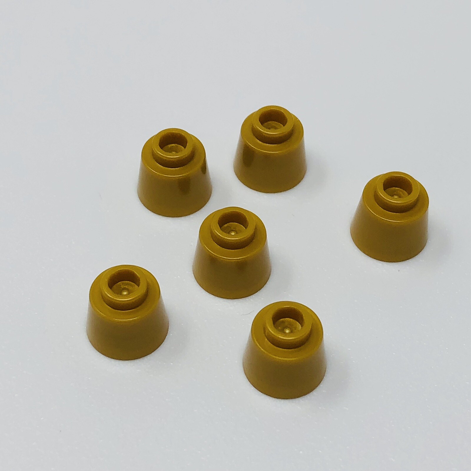 85975 LEGO Cone 1 1/6x1 1/6x2/3 (Fez) PEARL GOLD (6) | eBay