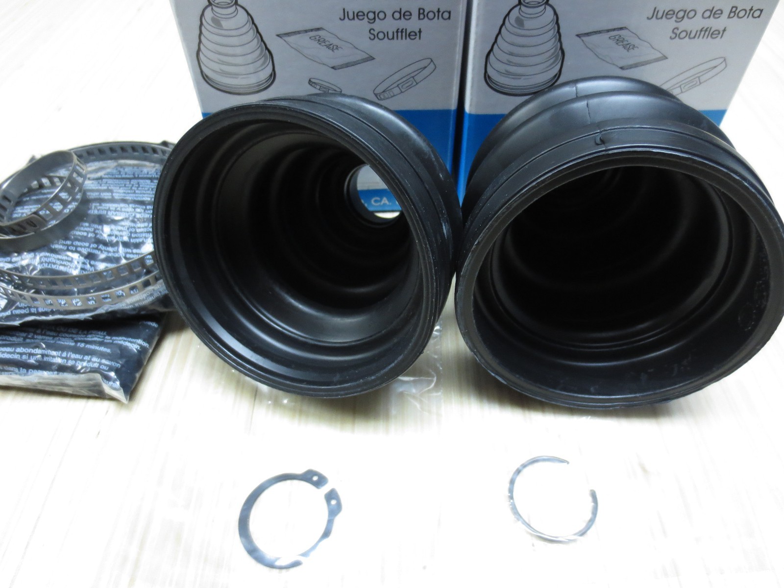 Front Inner & Outer CV Axle Boot Kit For Isuzu Trooper 1988-1994 with ...