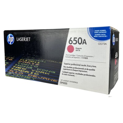HP 650A, CE273A Magenta OEM Toner/Cartridges | eBay