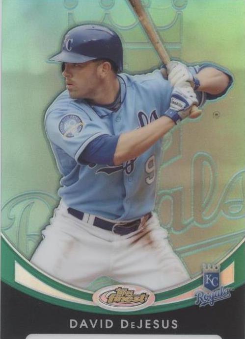 2010 Topps Finest - David DeJesus #77 Green Refractor /99 for sale ...