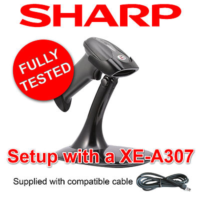 SHARP XE-A307 CASH REGISTER BARCODE SCANNER SHARP XE-A307 TILL SCANNER ...
