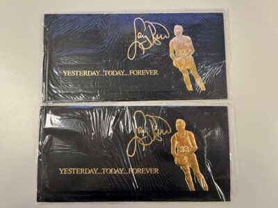 (2) Larry Bird 1992 Lime Rock 3 Card Hologram Sets Yesterday Today ...