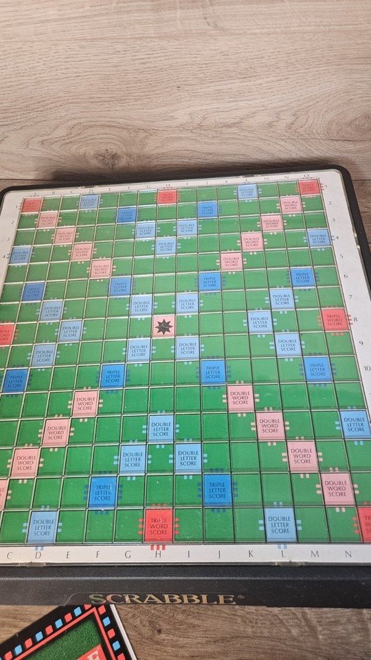 Scrabble Prestige Edition Board Game Complete With Turntable Boxed ...