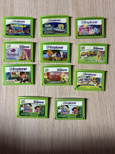 Leapfrog Leapster Lot 11 Games - SpongeBob, My Little Pony, Tinkerbell ...