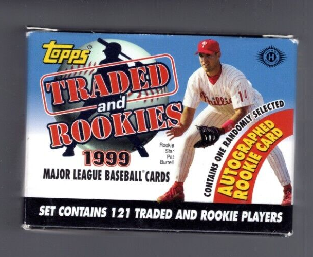 1999 TOPPS TRADED BASEBALL COMPLETE OPENED FACTORY SET 1-121 NO ...