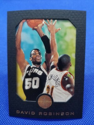 1995 Skybox E-XL DAVID ROBINSON Basketball card #75 SAN ANTONIO SPURS ...
