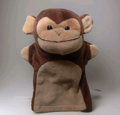 Soft Plush Zoo Animal Velour Monkey Hand Puppet Story Time 8" | eBay